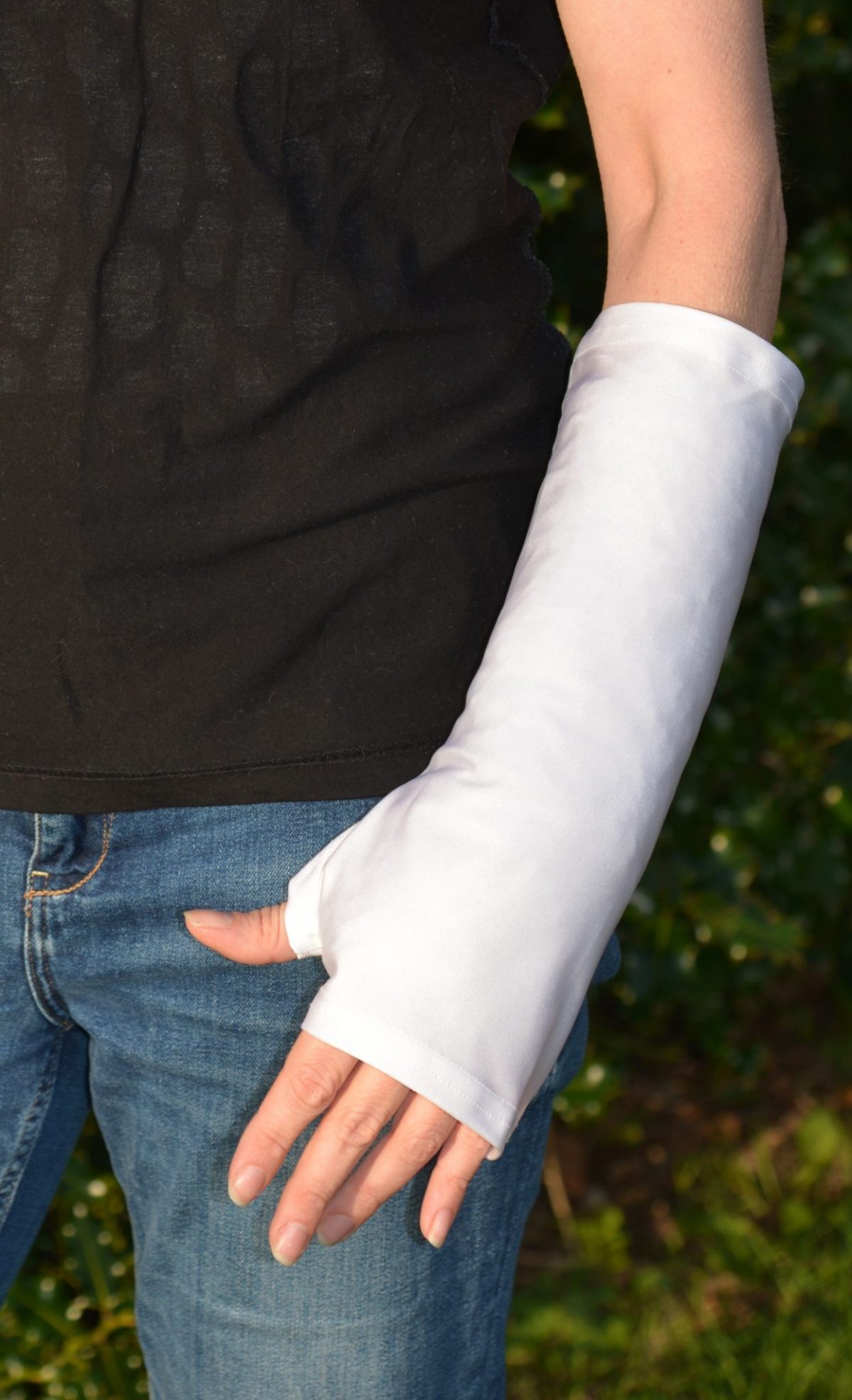 Cast cover - White sheen | Supersleeves cast covers