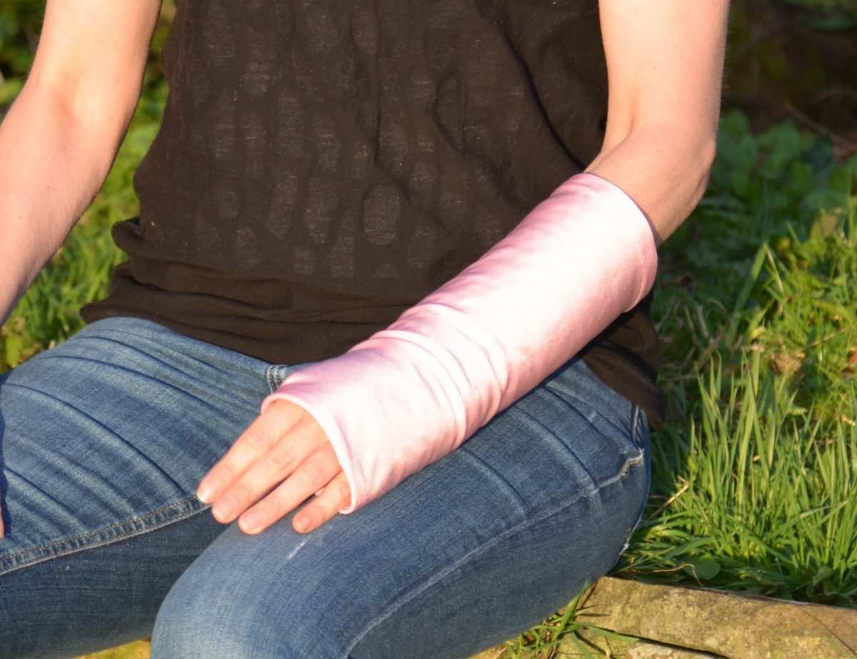 Arm cast cover - soft pink | Supersleeves cast covers
