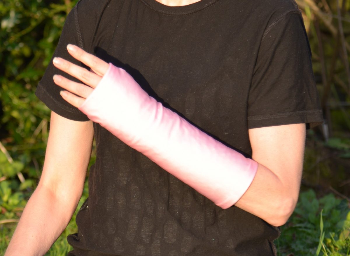 Arm cast cover - soft pink | Supersleeves cast covers