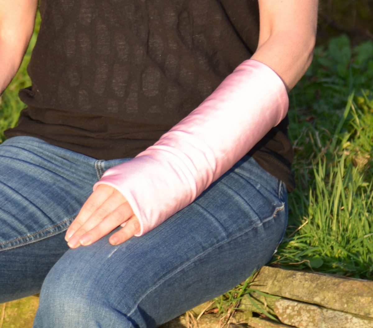 Arm cast cover - soft pink | Supersleeves cast covers