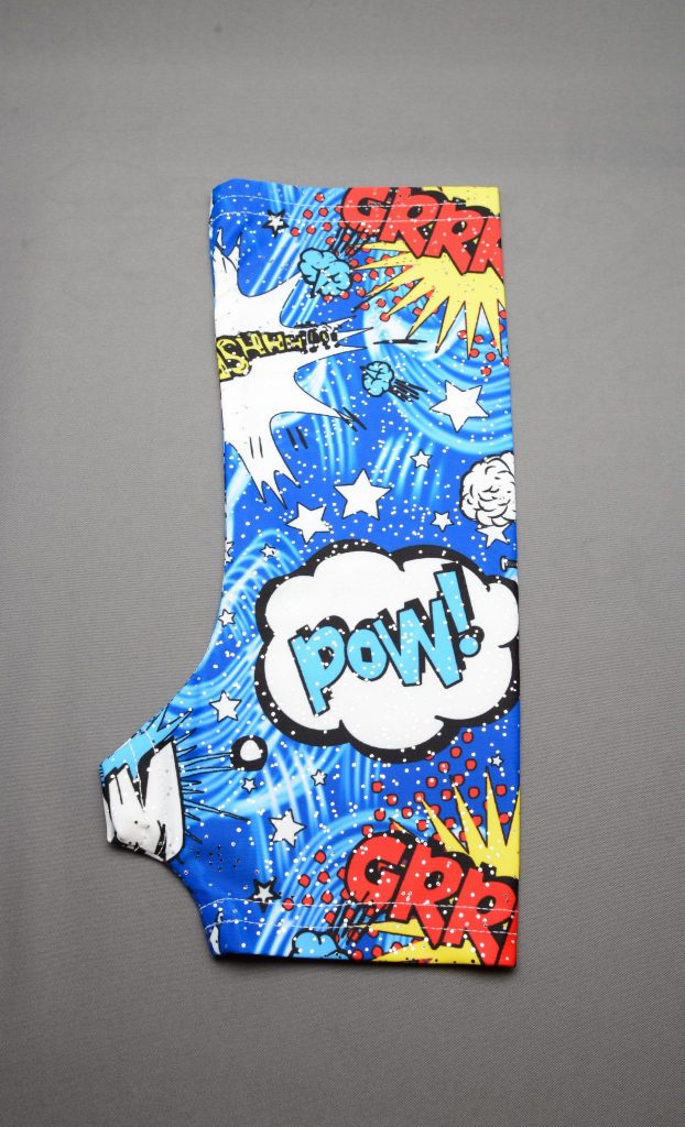 Arm cast cover - Blue comic | Supersleeves cast covers